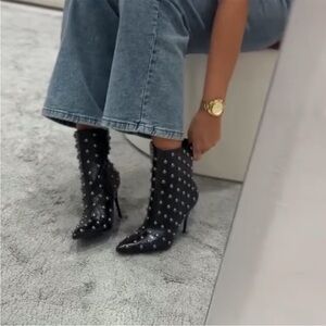 Zara | Shoes | Zara Studded Ankle Boots | Poshmark